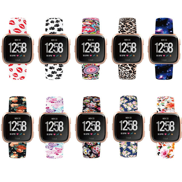 Replacement Fitbit Versa Pattern Silicone Watch Straps Bands Aus — Equipo